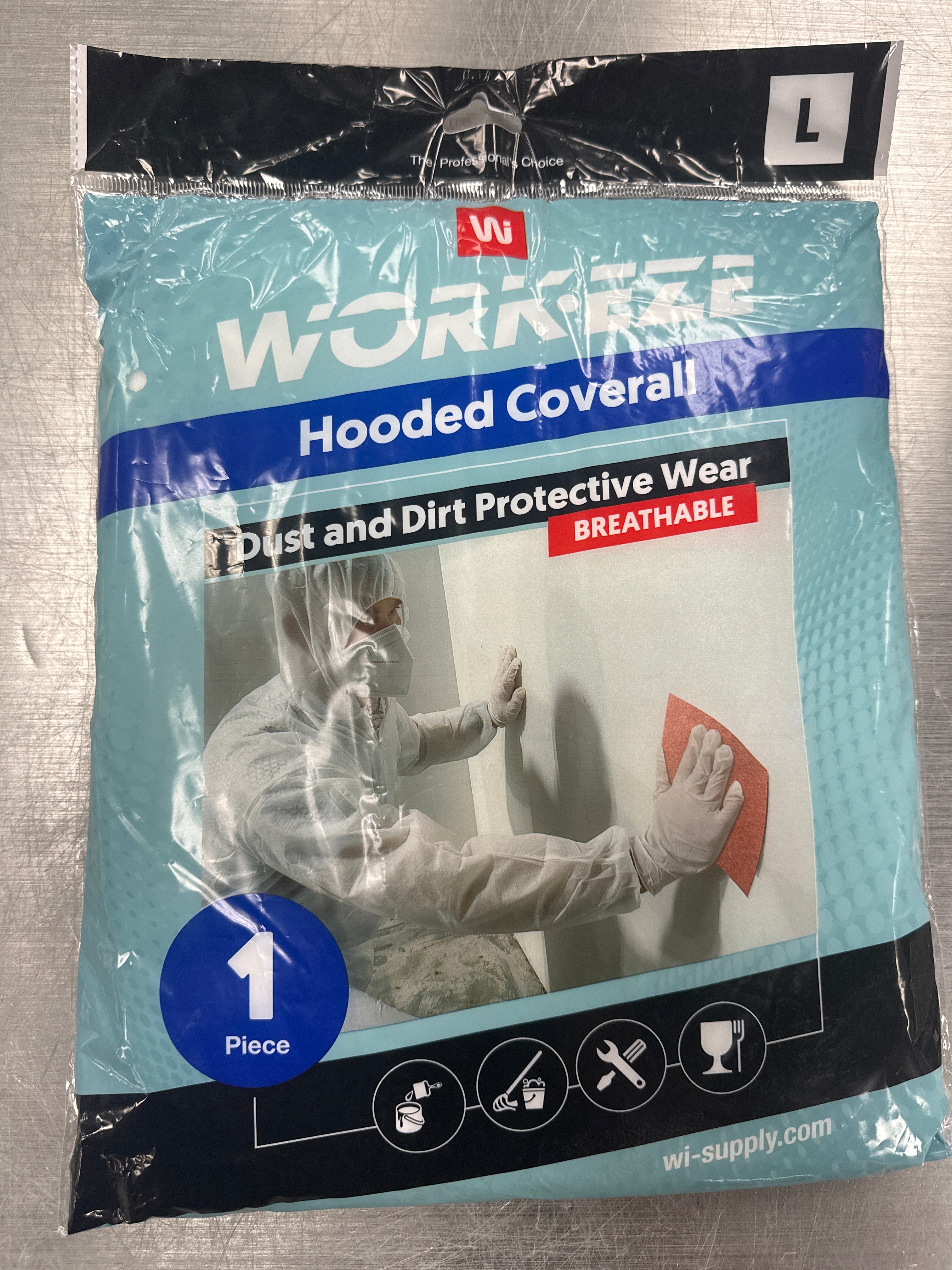 Work Eze Hooded Coverall - Large – Paint Garden